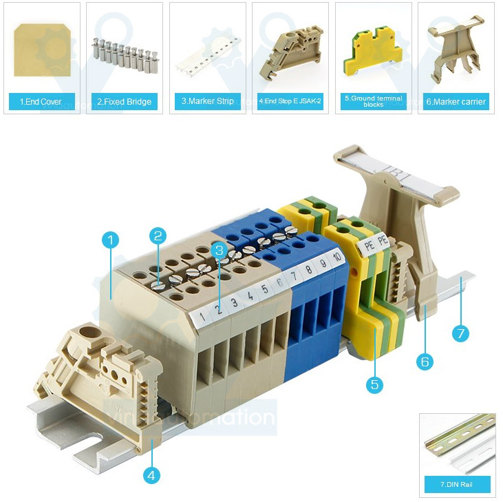 SAK-75EN/35 Terminal Tép 19A 750V