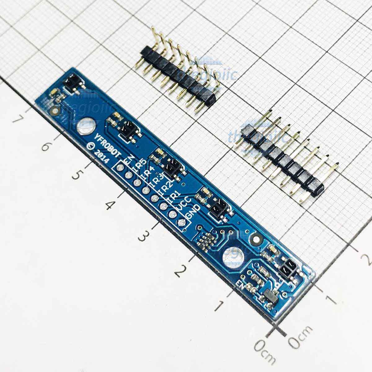 QTR-5RC Cảm Biến Dò Line Khoảng Cách 7mm Ngõ Ra TTL