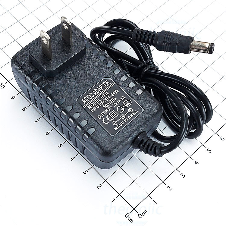 Nguồn Adapter 3V 1A Đầu DC 5.5x2.5mm Dài 1m