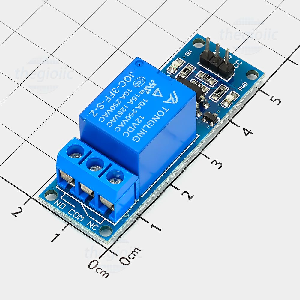 Module 1 Relay 12V Kích Mức Thấp Có Opto Cách Ly