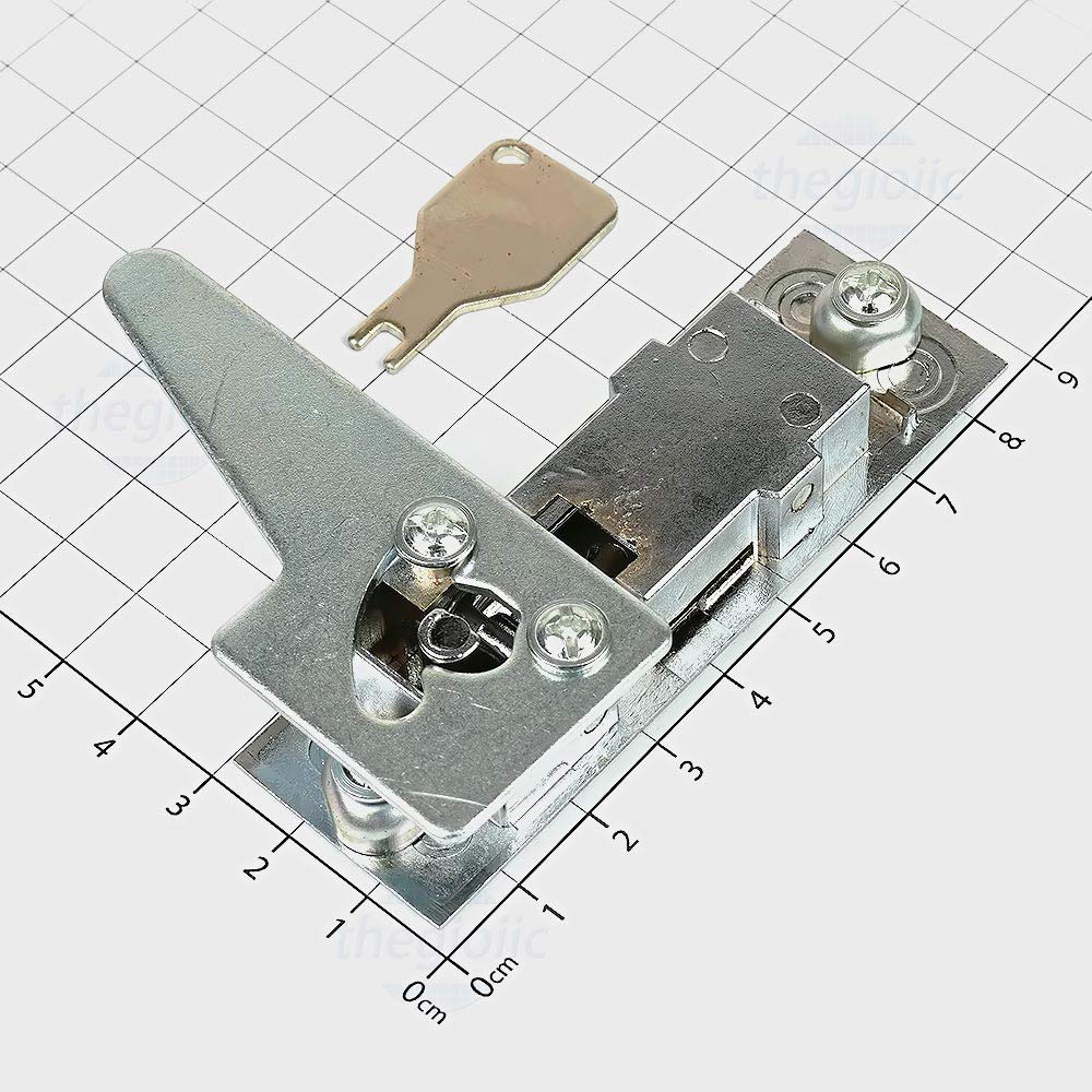 MS603-1R Khoá Tủ Điện Nhôm 86mm Kèm Chìa Khóa