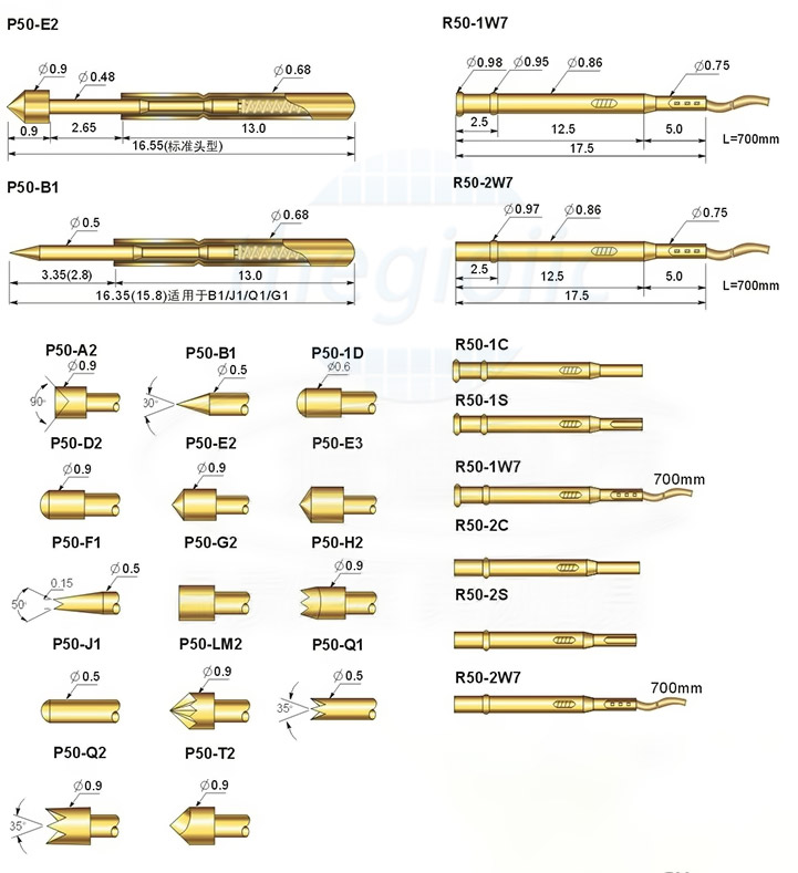 P50-A2 Kim Test Kiểm Tra Mạch Dài 16.5mm