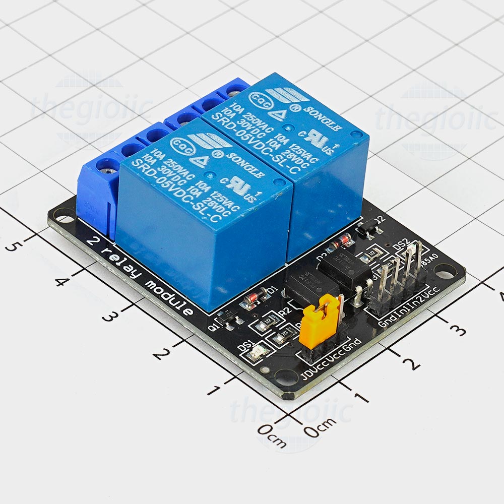 Module 2 Relay 5V Kích Mức Thấp