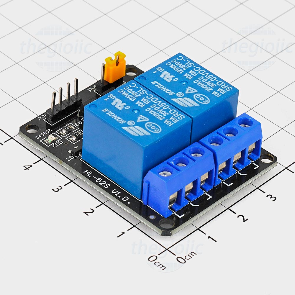 Module 2 Relay 5V Kích Mức Thấp