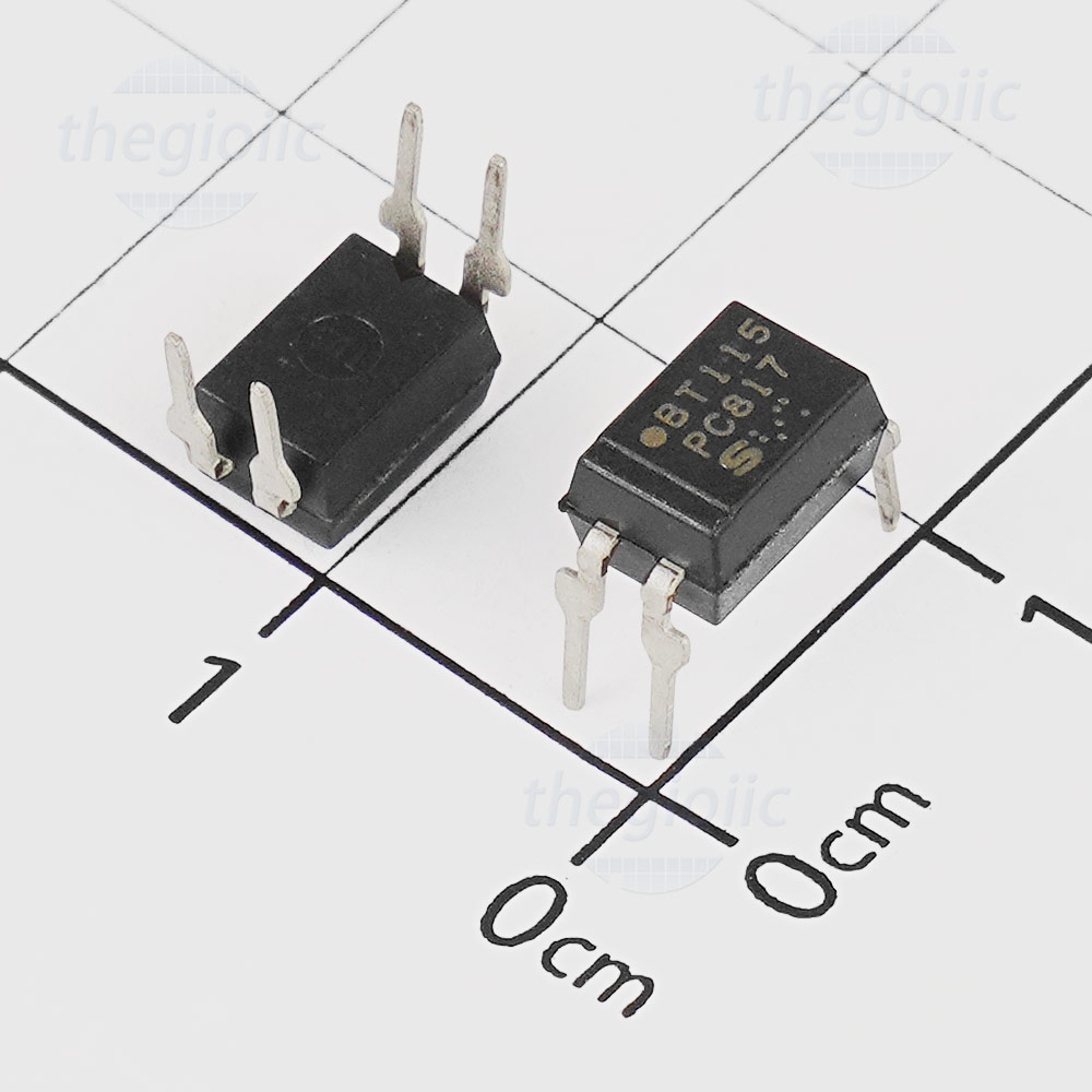 PC817X2NSZ9F Optoisolator Transistor Output 5000Vrms 1 Channel, 4-DIP