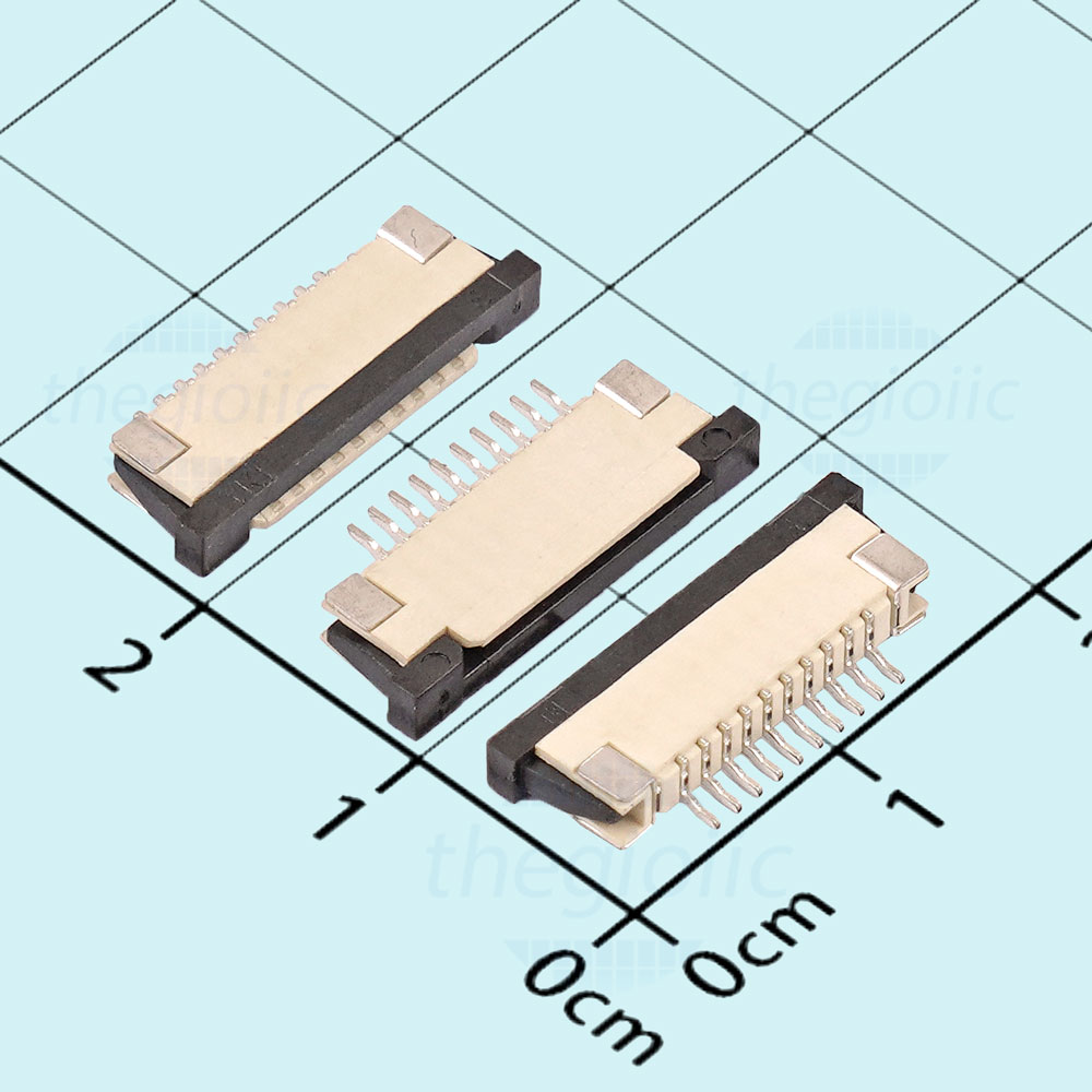 FPC-10P Đế Ra Chân Cổng FFC/FPC 0.5mm 1.0mm Sang 2.54mm