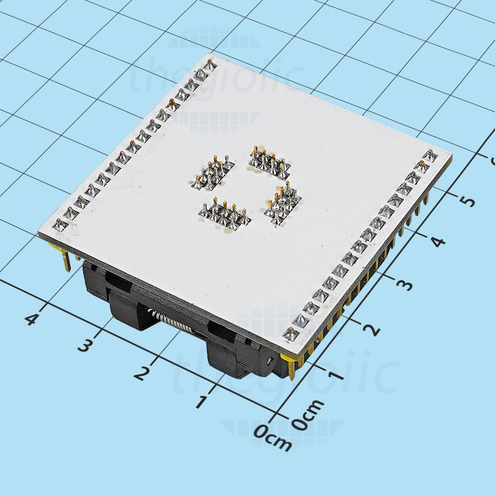 Socket Đổi Chân IC QFP-32 0.8mm Sang DIP-32 2.54mm
