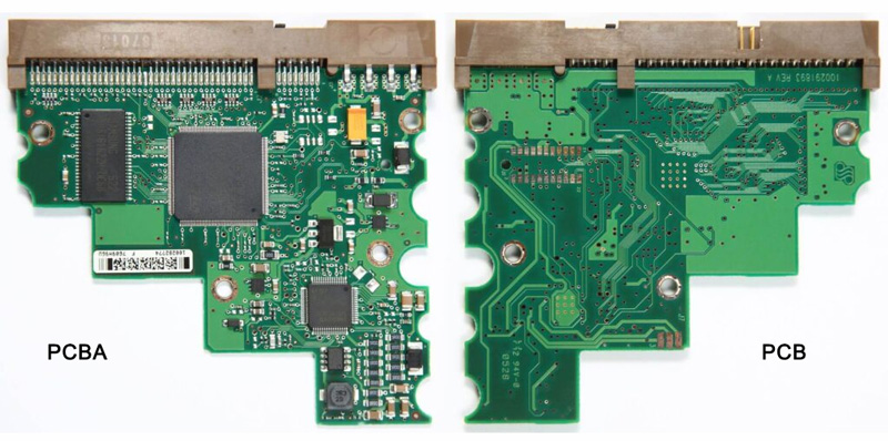 Sự khác biệt giữa PCB và PCBA