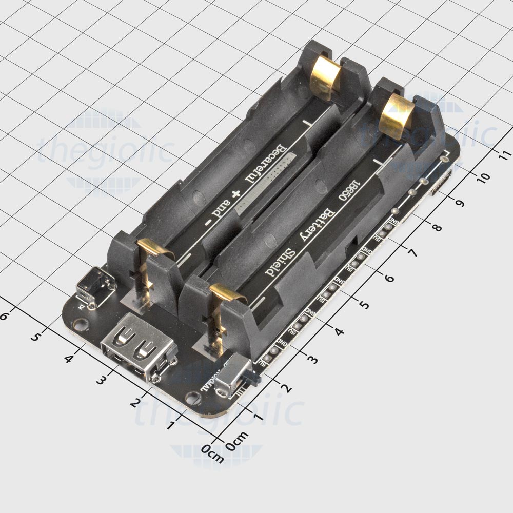 Mạch Sạc 2 Pin 18650 Cấp Nguồn 3.3V/5V V8