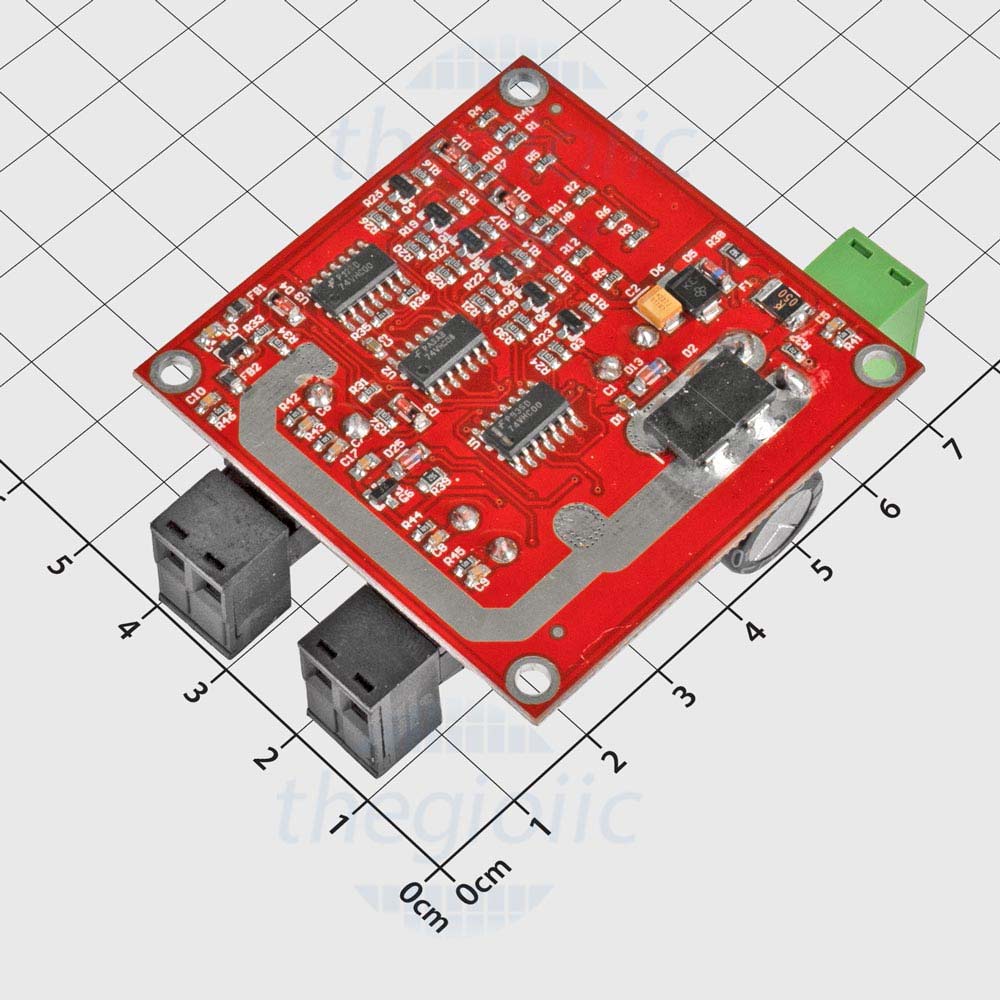 XY-160D L298 Mạch Cầu H Điều Khiển 2 Động Cơ 7A 160W