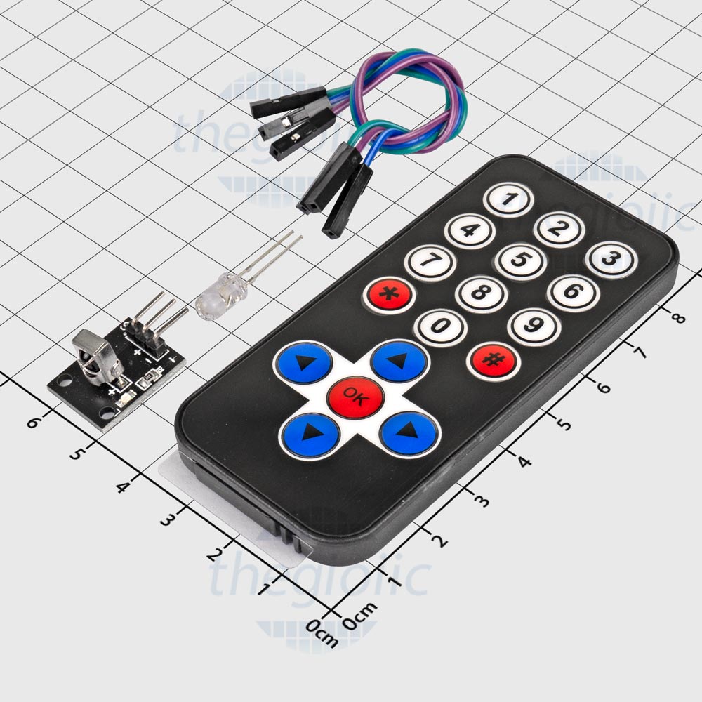 HX1838 IR Module Điều Khiển Từ Xa Không Dây Khoảng Cách 8m