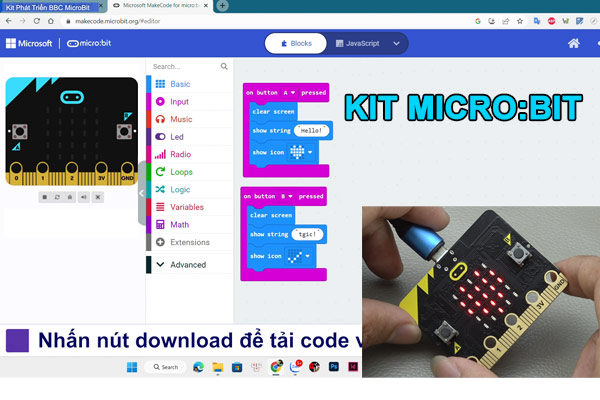 Kit Phát Triển BBC MicroBit