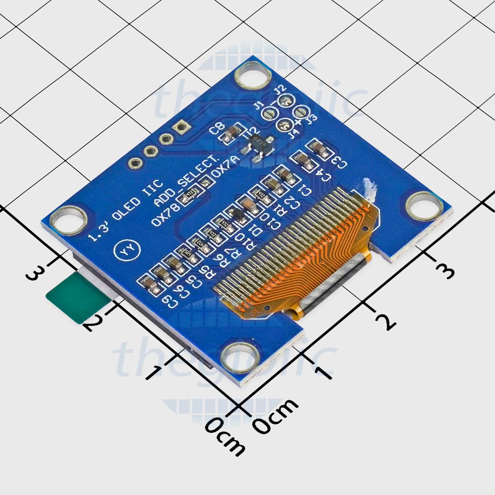 LCD OLED SH1106 1.3inch 128x64 Chữ Xanh Dương 4 Chân Giao Tiếp IIC