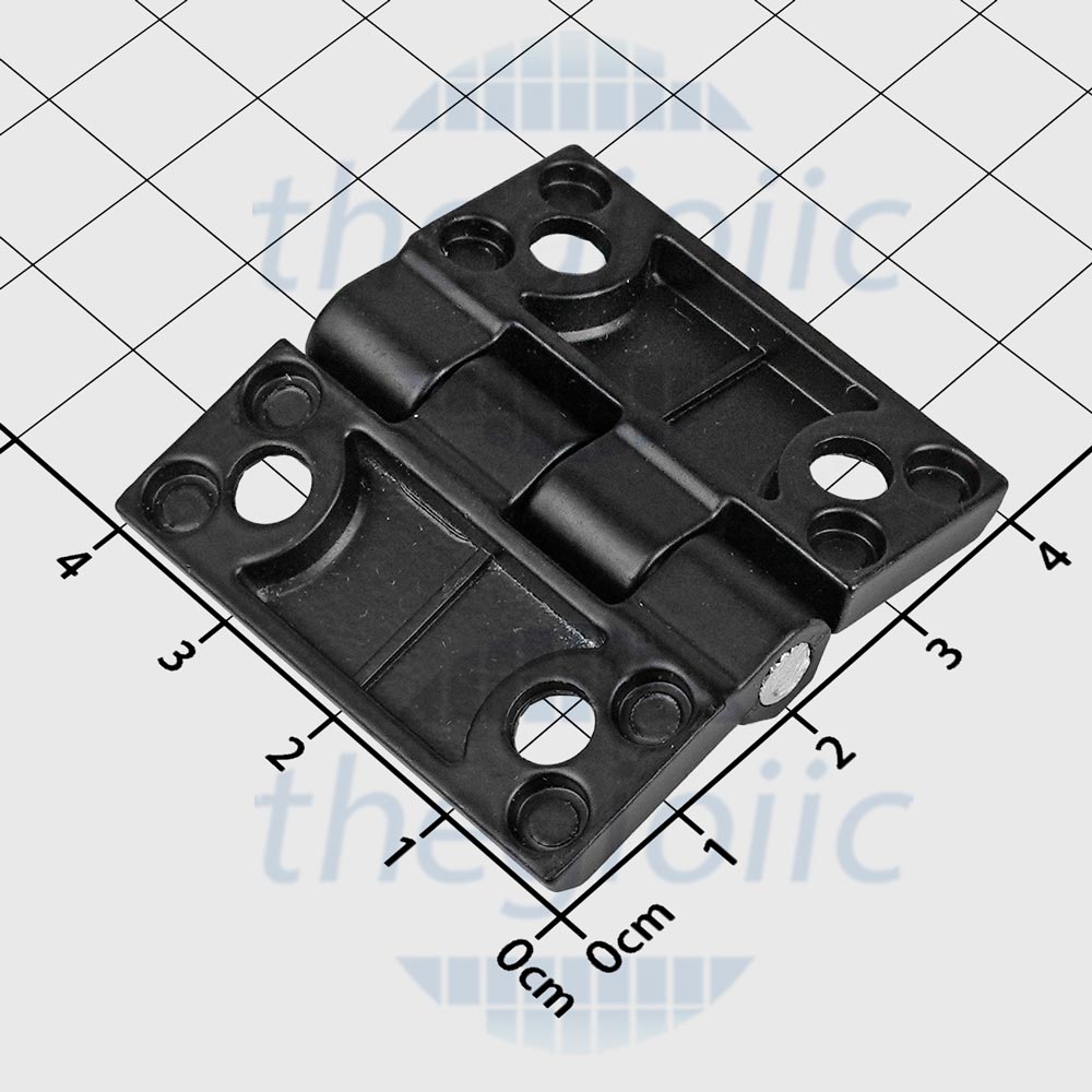 HL050-3 Bản Lề Tủ Điện Màu Đen 40mm