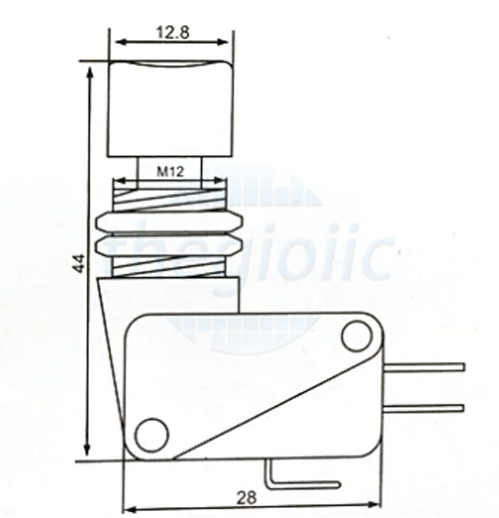 DS438-448 Công Tắc Hành Trình 250VAC 16A