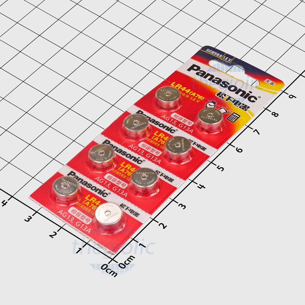 Pin Alkaline LR44-A76 Panasonic Pin Cúc Áo 1.5V