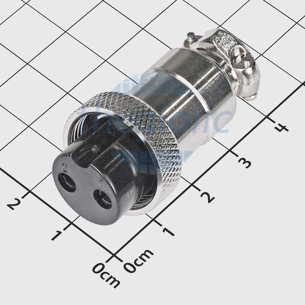 GX20-2P Bộ Đầu Nối Tròn Đực-Cái 2 Chân Thẳng Hàng