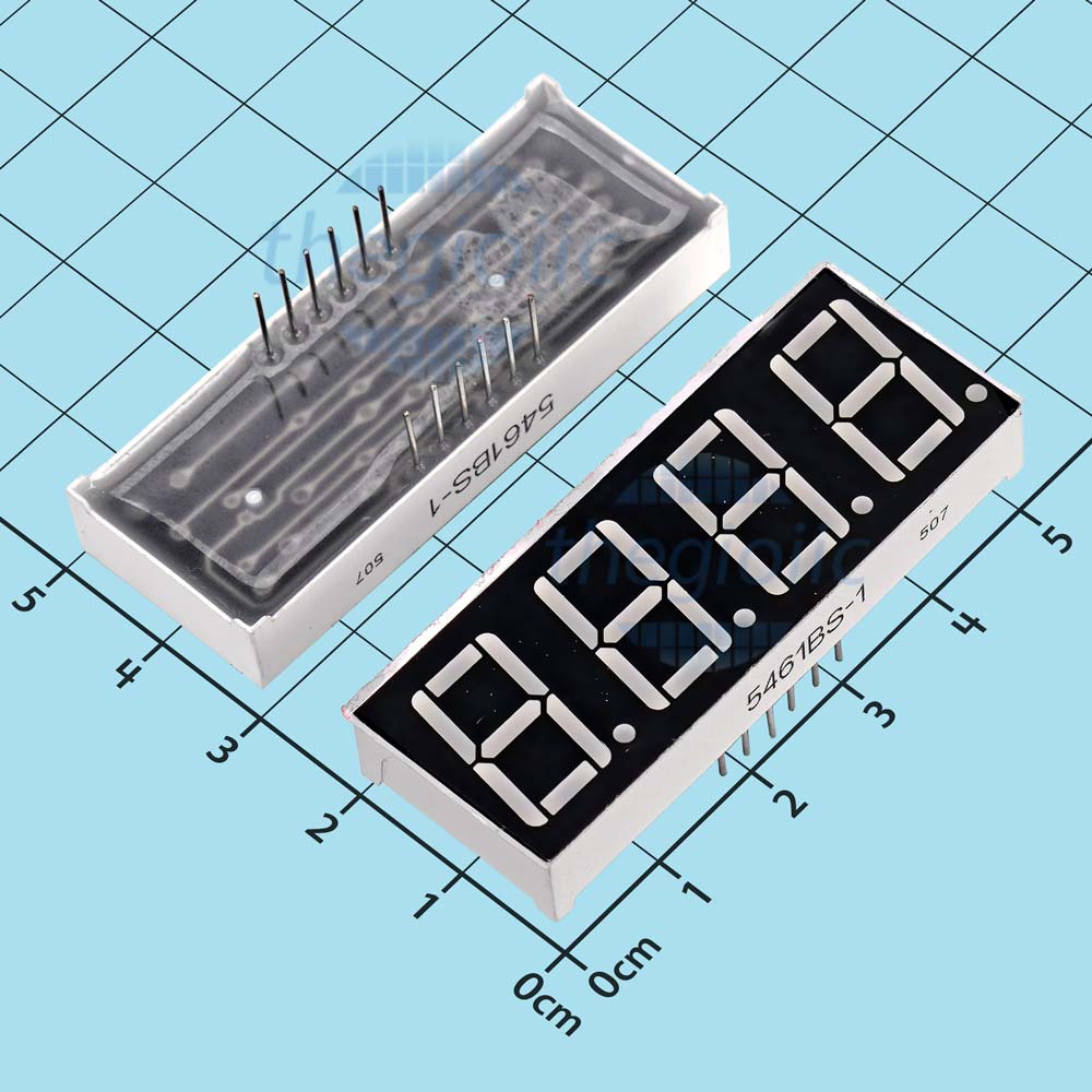 5641BS LED 7 Đoạn 0.56inch Đỏ 4 Số Dương Chung