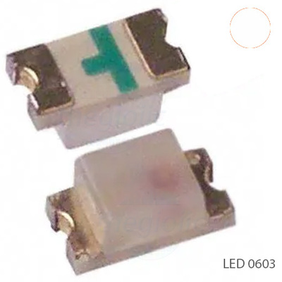 LED Trắng 0603 Dán SMD Trong Suốt