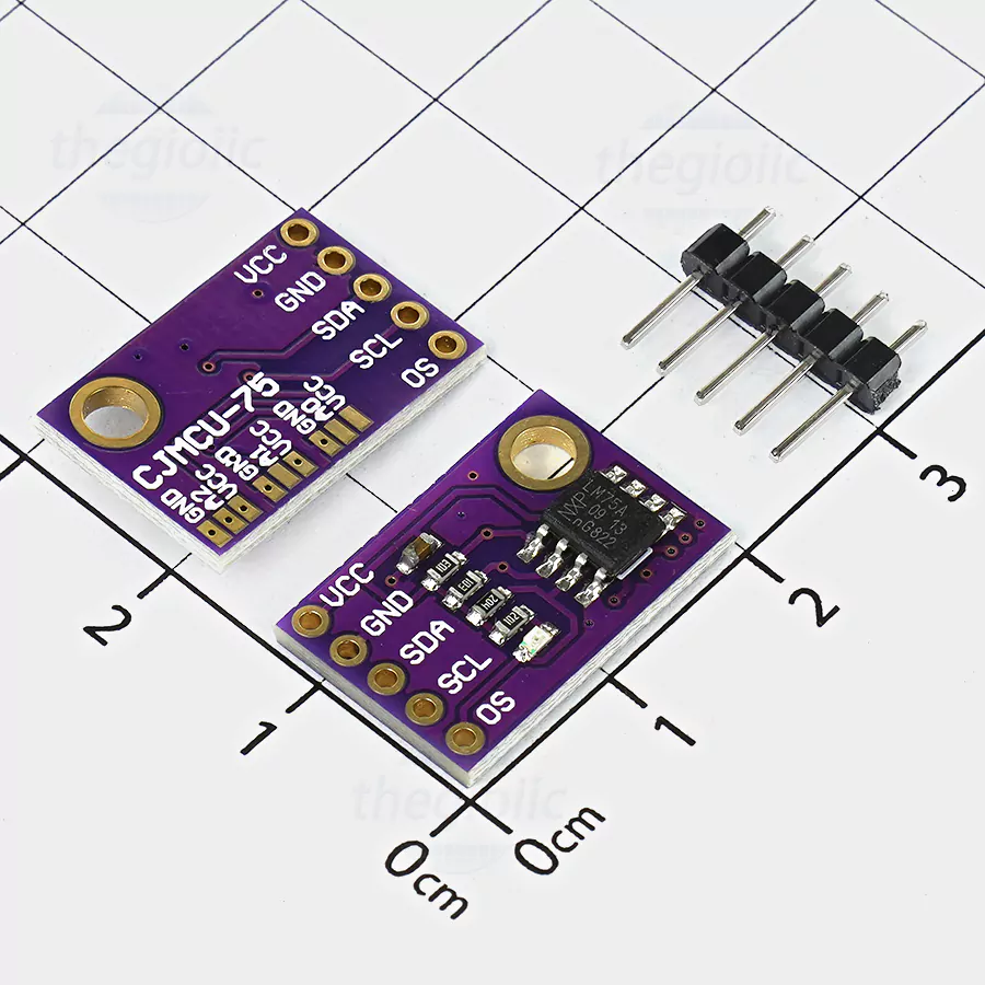 CJMCU-75 LM75 Mạch Cảm Biến Nhiệt Độ -55 → +125 °C