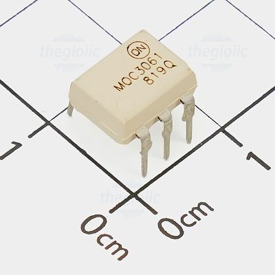 MOC3061M Optoisolator Triac Output 4170Vrms 1 Channel, 6-DIP