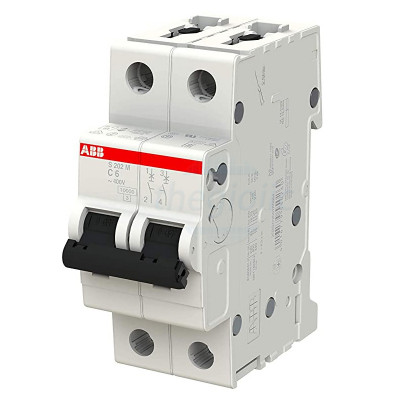 S202M-C63 2CDS272001R0634 Aptomat MCB ABB 2 Cực 63A