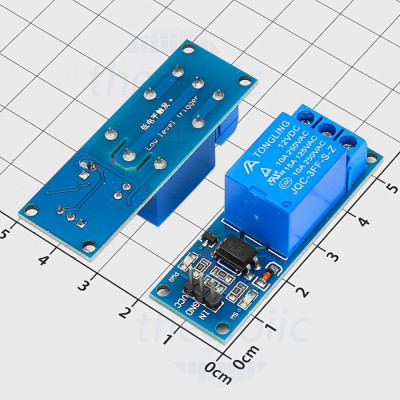 Module 1 Relay 12V Kích Mức Thấp Có Opto Cách Ly
