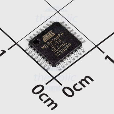 ATMEGA168PA-AU, 8bit AVR Microcontroller, 20MHz, 16kB Flash, 32-TQFP