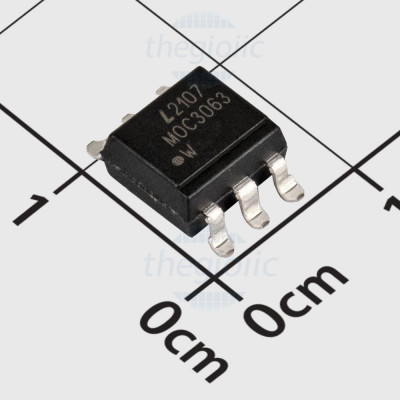 MOC3063S Optoisolator Triac Output 5000Vrms 1 Channel, 6-SMD