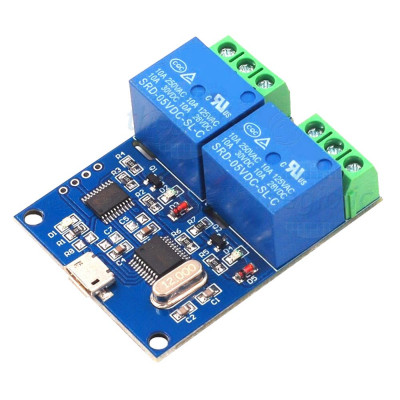 LCUS-2 Module 2 Relay 5V Điều Khiển PLC