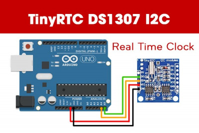 HW-111 Mạch Thời Gian Thực TinyRTC DS1307 Giao Tiếp I2C