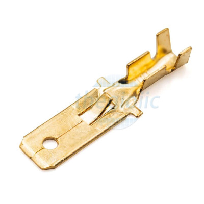 Đầu Cos Tab Đực 6.3x0.35mm Cỡ Dây 0.5-1.5mm2 Mạ Đồng