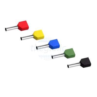 TE10-14 Cos Pin Rỗng Đôi Cỡ Dây 10mm2 Màu Vàng