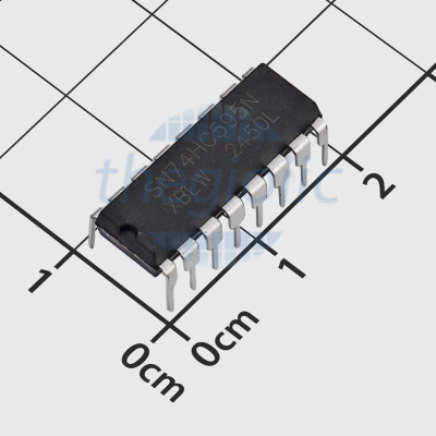 XBLW 74HC595N IC Shift Register 1 Element 8 Bit, Tri-State 16-DIP