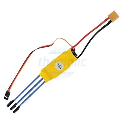 Bộ Điều Tốc ESC 30A Jack XT60 Dùng Cho Động Cơ Không Chổi Than